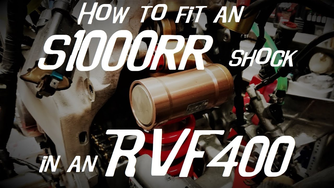 How to fit a BMW s1000rr shock into a Honda RVF400. The B.O.A.T bike ...