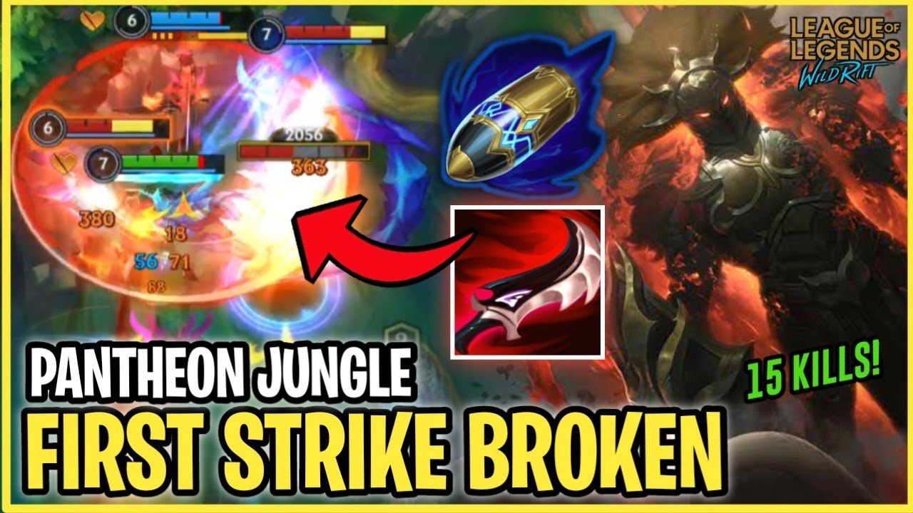 WILD RIFT | FIRST STRIKE ON PANTHEON IS BROKEN FOR SEASON 10 (FULL ...
