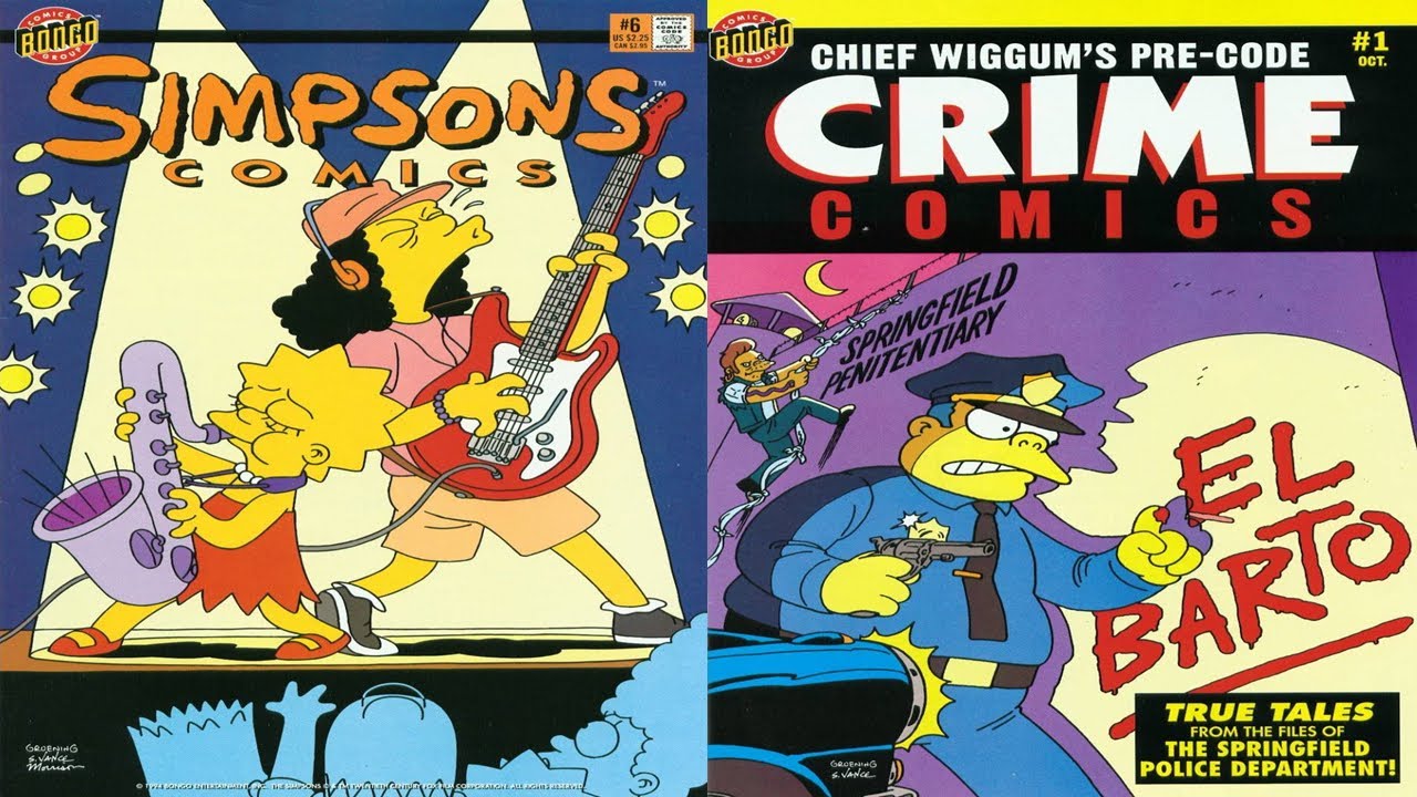 Simpsons Comics #6 (1994) "Be-bop-a-Lisa" - YouTube