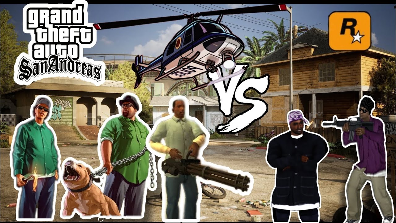 Gang War In Gta San Andreas 💀 Grove Street Vs Ballas Gang War Gta San Andreas Youtube