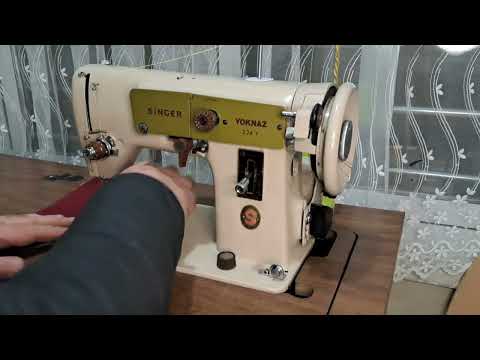 Singer Yoknaz 224 Dikiş Makinesi ve Manuel ilik açma Singer Manuel Button hole