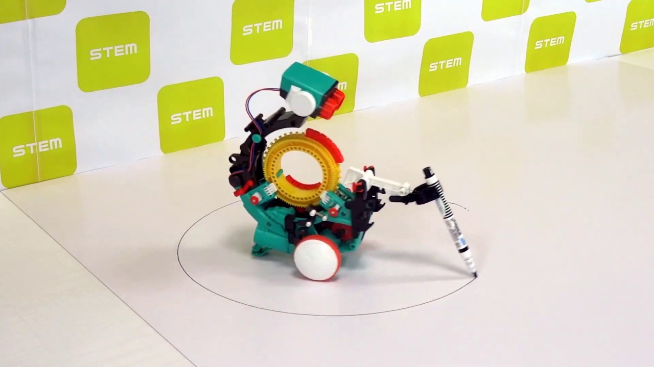 [Mechanical Coding Robot] - Drawing Bot - How to draw A CIRCLE - YouTube