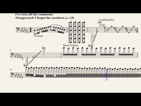 Beginner Friendly Euphonium Warm Up 😊 - YouTube