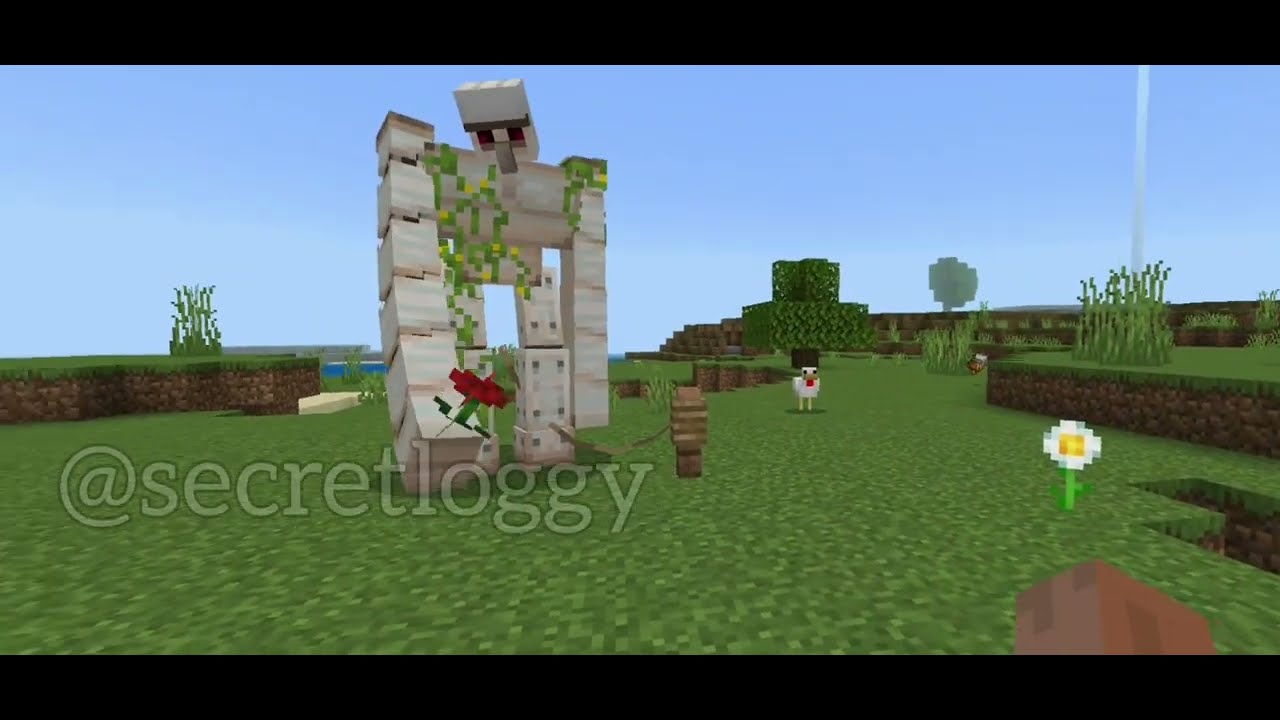 Mutant iron golem try to propose me | minecraft | - YouTube