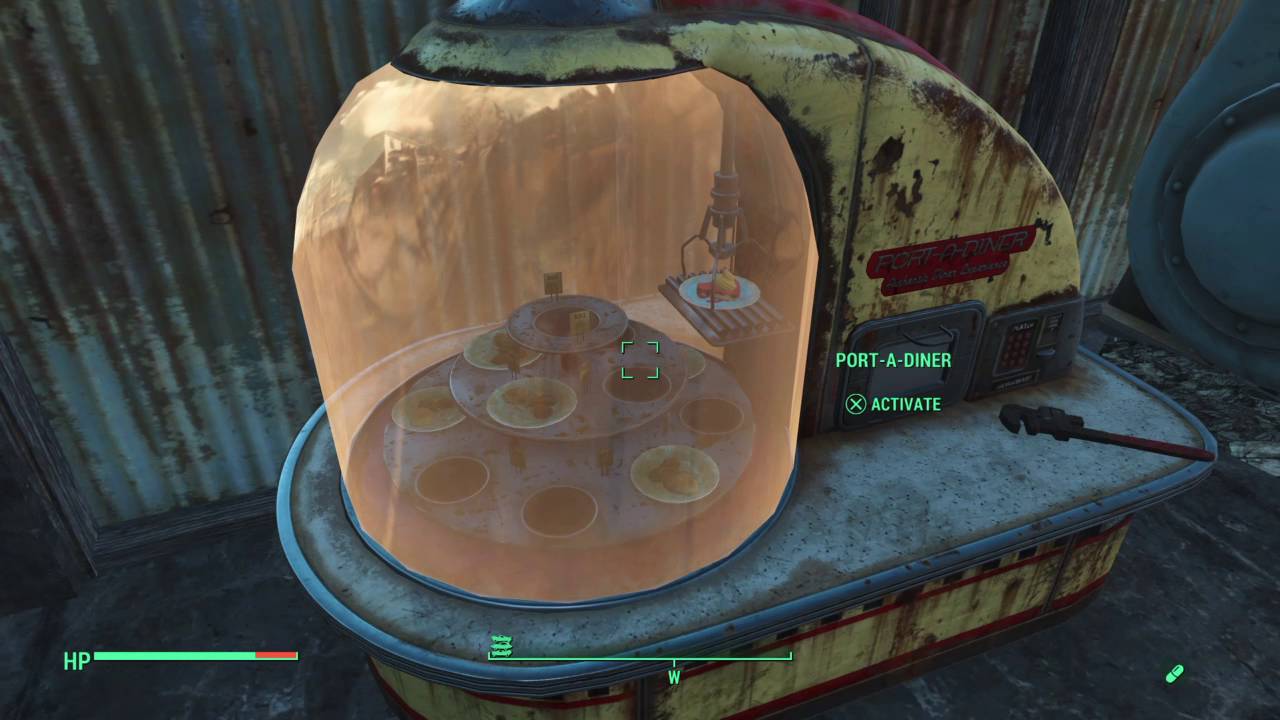 Fallout 4 Port-a-Diner done the right way - YouTube