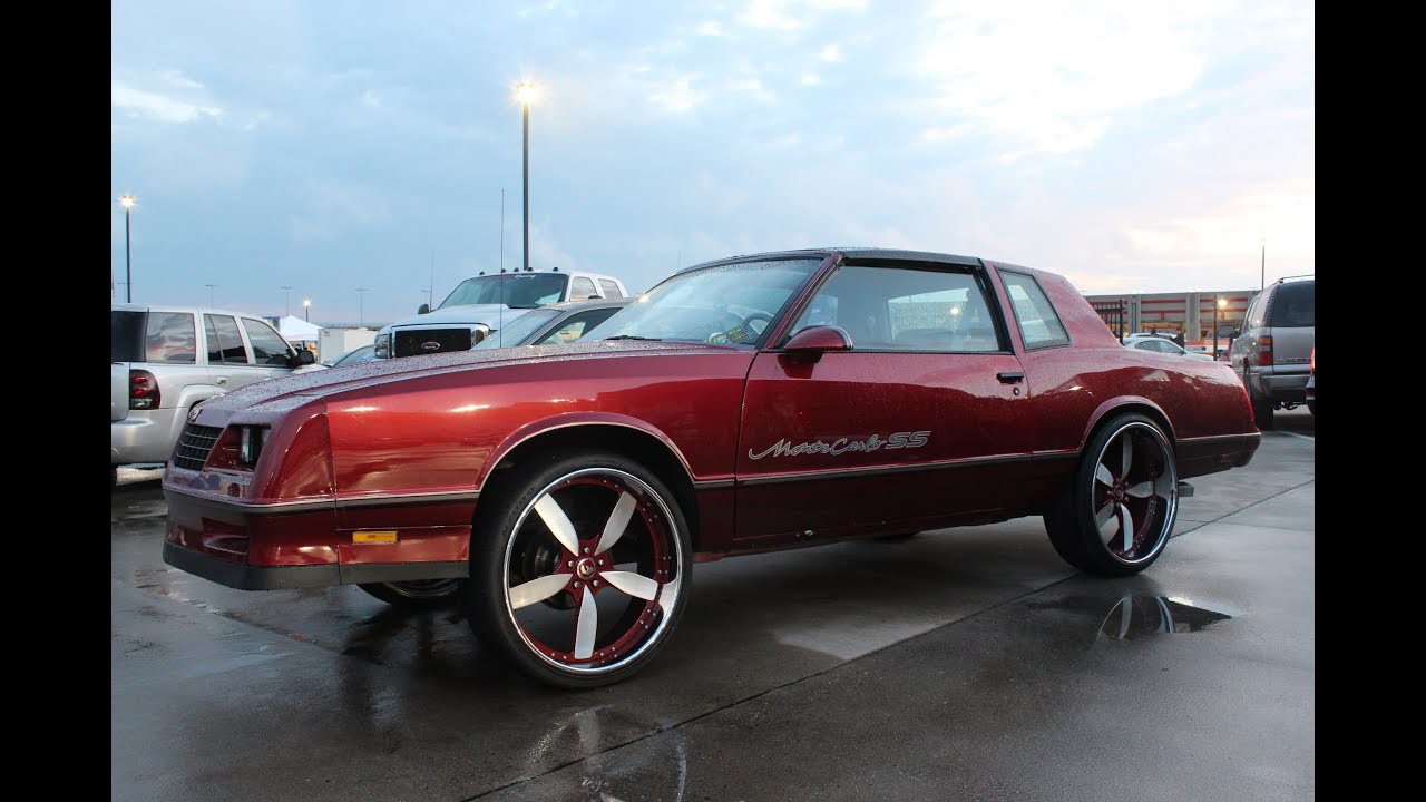 Monte Carlo SS on Staggered 24" Forgiato @ Stuntfest 2K14 - YouTube