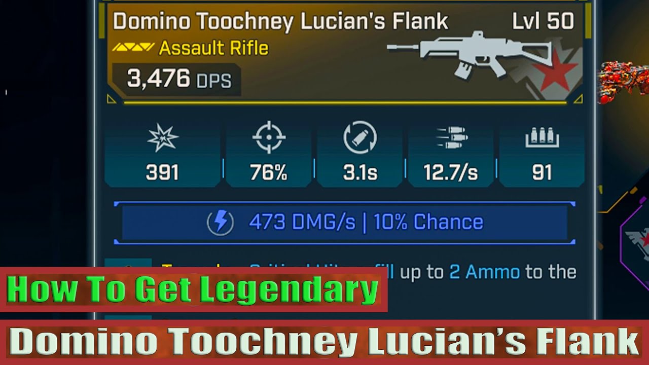 Borderlands 4: How To Get Legendary Domino TooChney Lucian's Flank ...