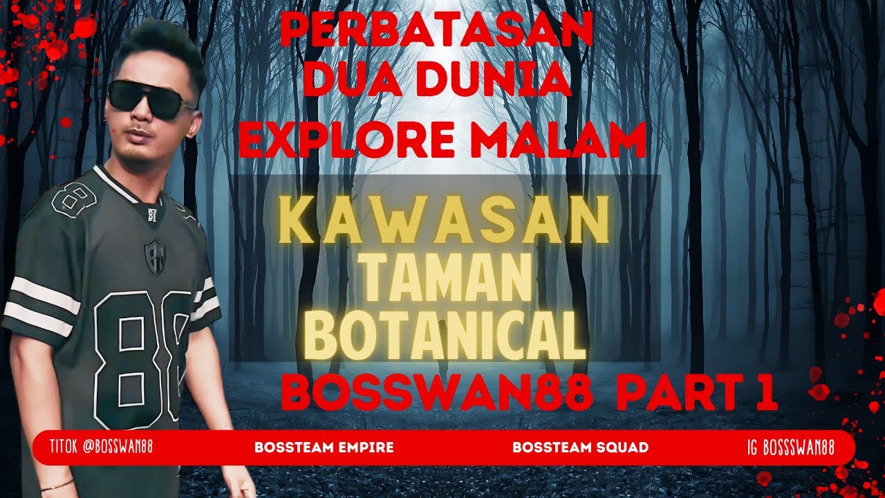 explore malam bosswan solo part 1/4 di kawasan taman botanical - YouTube