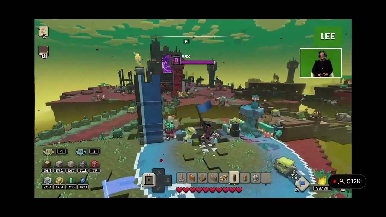 Minecraft legends first gameplay - YouTube
