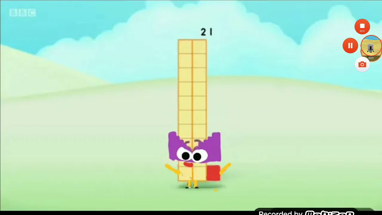 Numberblocks 21 to 25 - YouTube