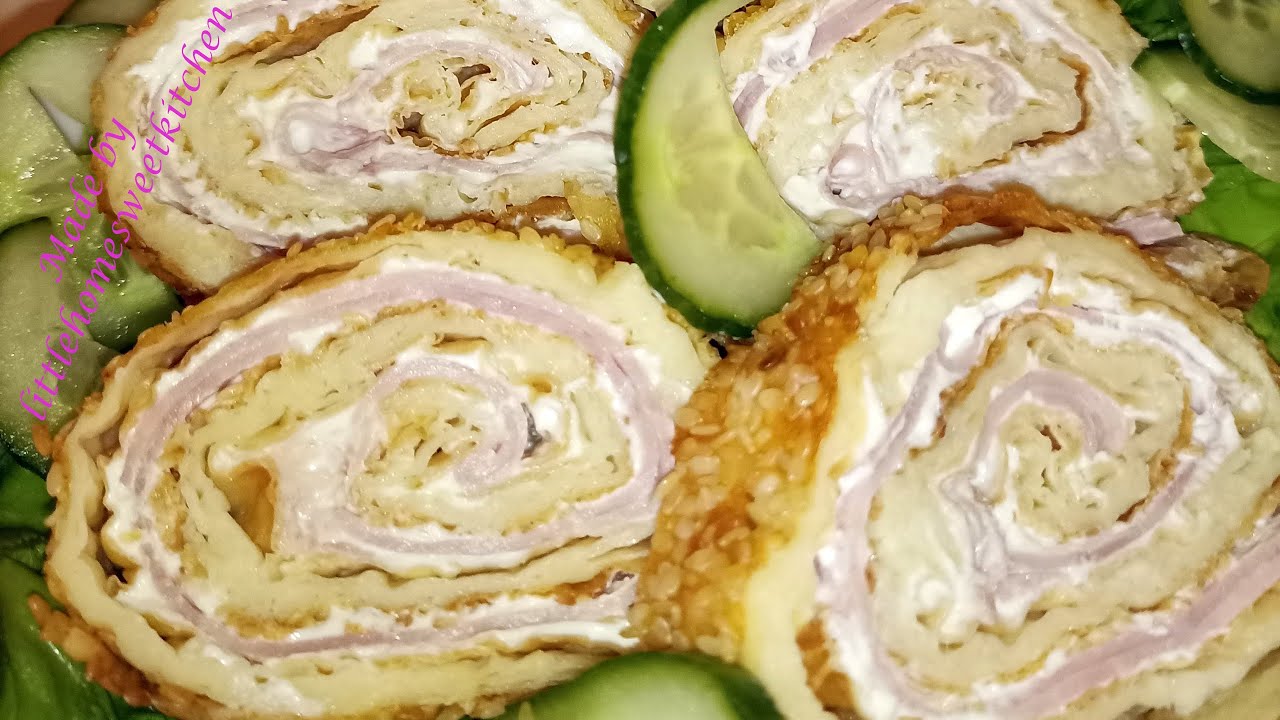 Slani Rolat sa šunkom - stari Recept😋😍 - YouTube