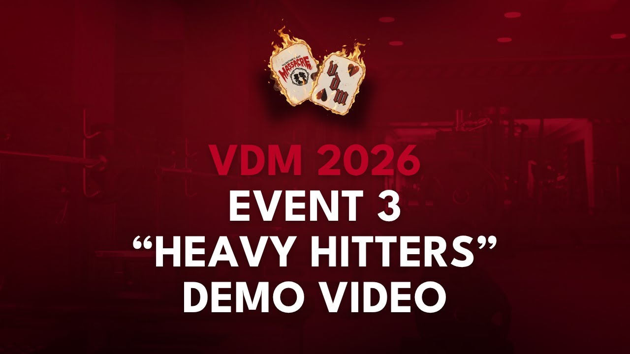 VDM 2026 | Event 3 - Heavy Hitters - YouTube