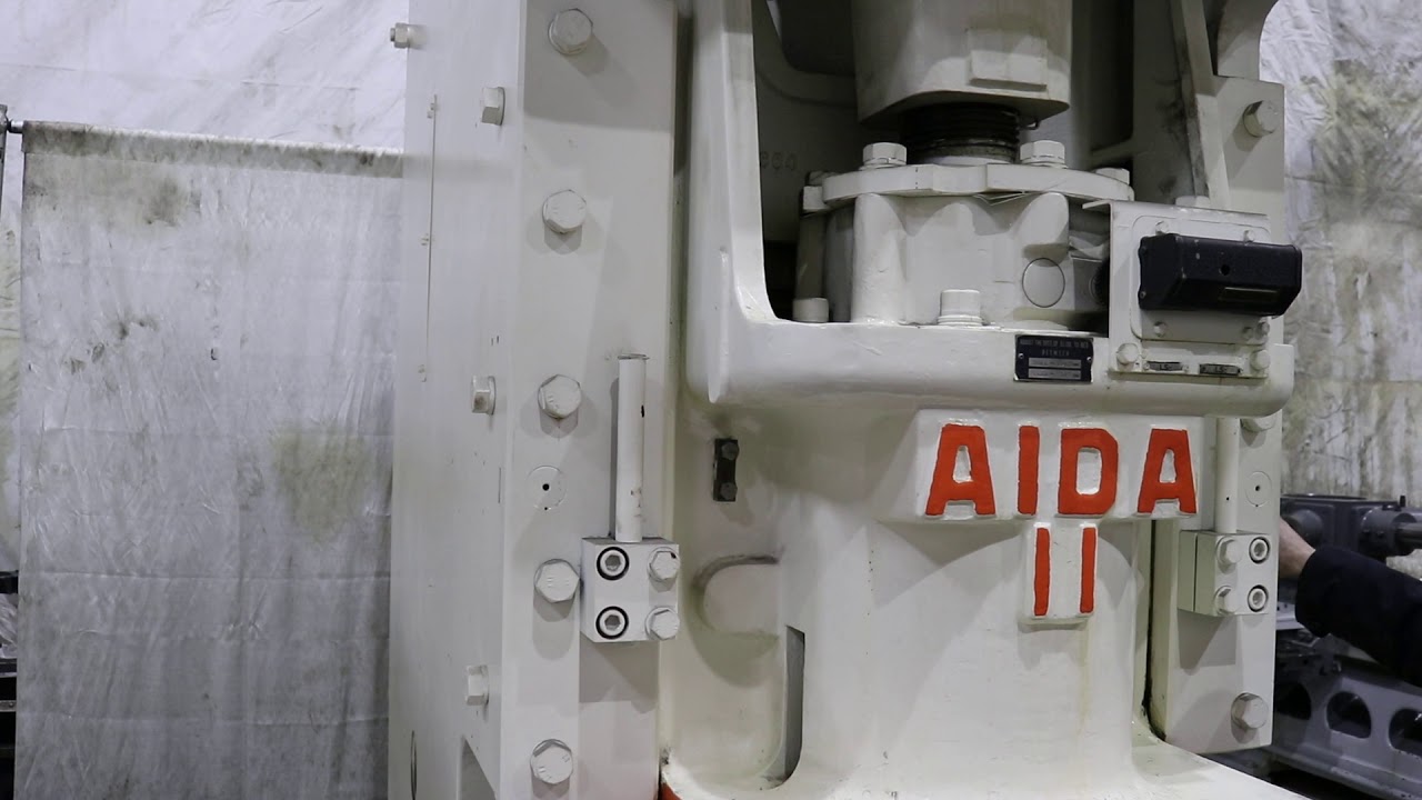 80 TON AIDA MODEL C1-8(2) GAP FRAME PRESS: STOCK #66411 - YouTube