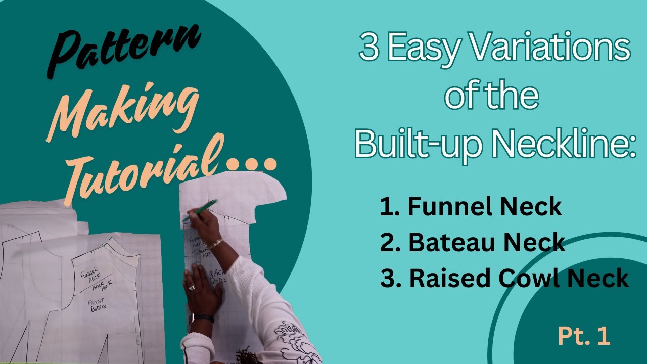 3 Easy Built-Up Necklines Tutorial, Pt. 1 - YouTube