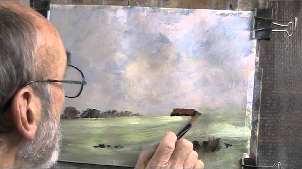 Buildings on a hill. Acrylic on wclr paper - YouTube