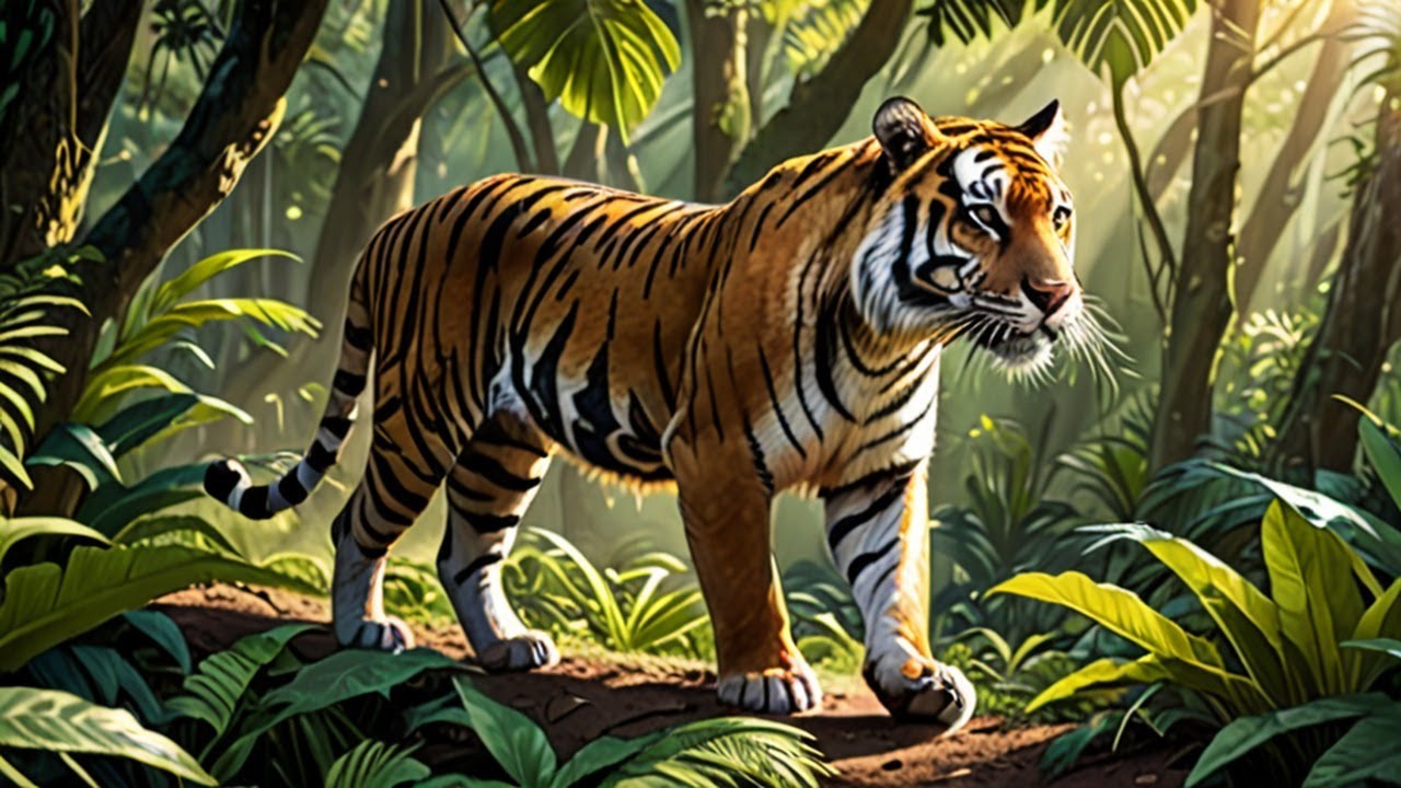 TIGER in the WILD: A Day in the Life of a Tiger - YouTube