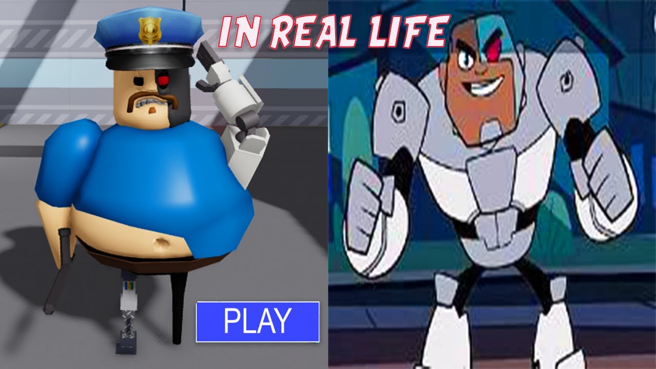 CYBORG BARRY'S PRISON RUN IN REAL LIFE Obby New Game Roblox - All ...