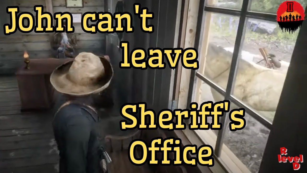Stuck at Sheriff's Office it Strawberry thanks to my Horse #RDR2 #Story ...