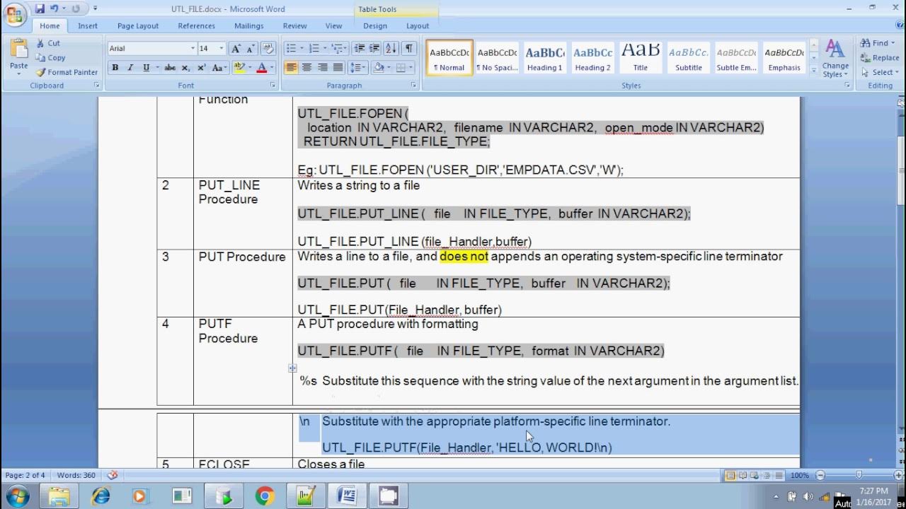 UTL FILE WRITE INTO A FILE - YouTube