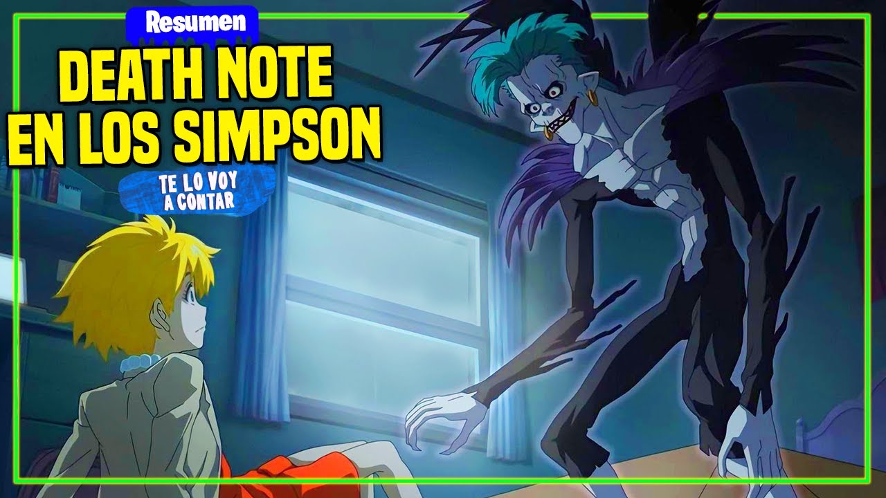 Resumen: DEATH NOTE EN LOS SIMPSON (2022) | Te lo voy a Contar - YouTube