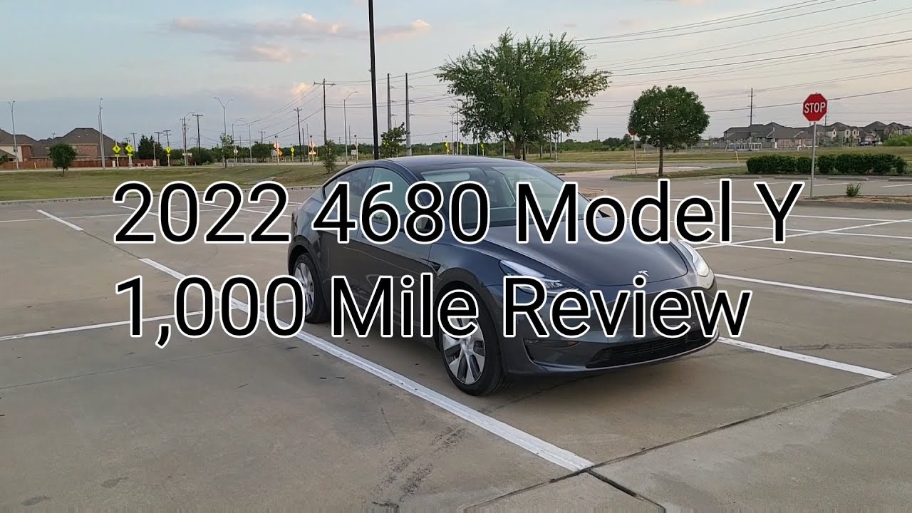 1,000 Mile Review of 4680 Model Y - YouTube