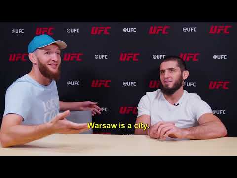 Islam Makhachev before his fight with Volkanovski | UFC 294 | Islam vs Tagir Ulanbekov