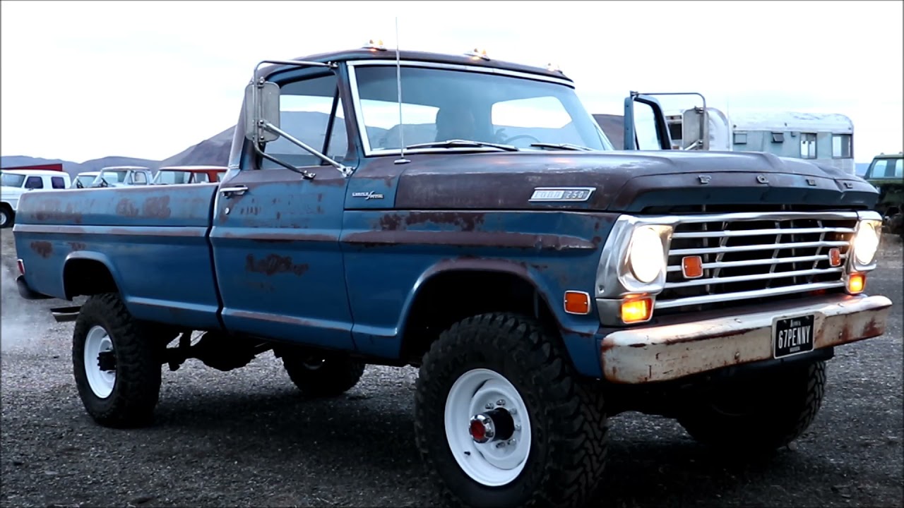 1967 F-250 4x4 "Penny" - Cold Start - YouTube