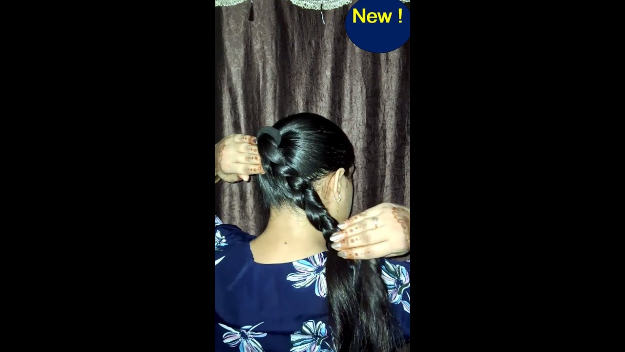 How to tie braid without Rubberband /No rubber band braid /braids ...