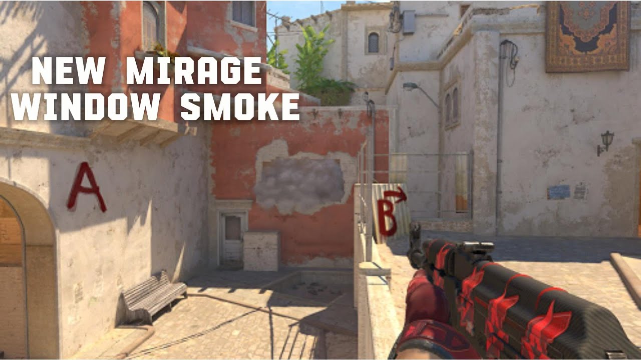 CS2 Mirage Window Smoke not nadeable! - YouTube