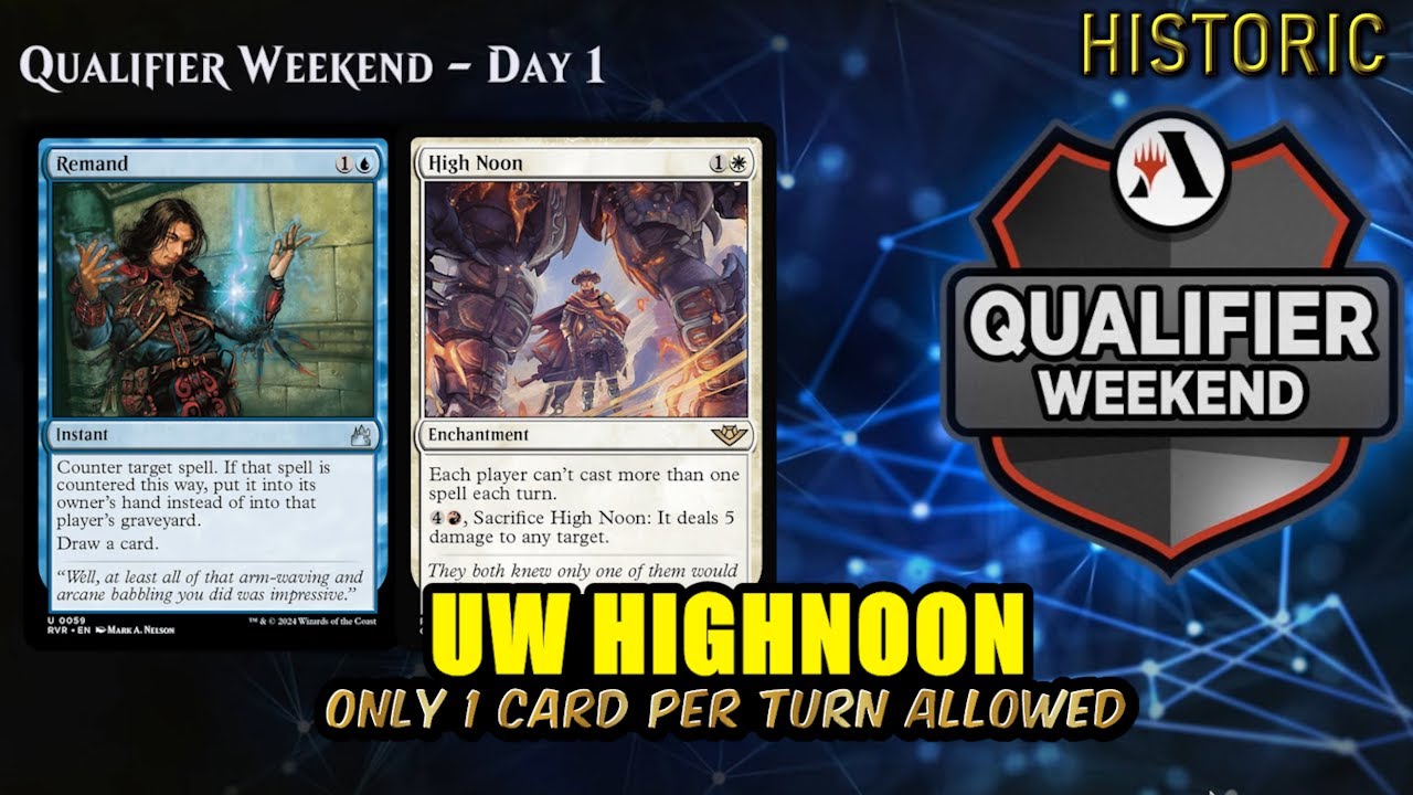 UW High Noon How Far Can We Go? | Historic BO3 Qualifier Weekend | MTG ...