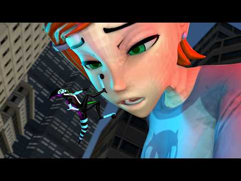 Giantess Gwen vs Ben 10