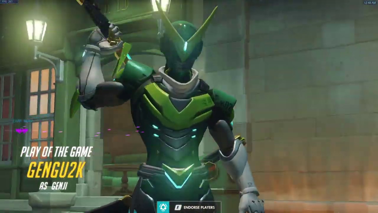 [Overwatch] Genji Gameplay - YouTube