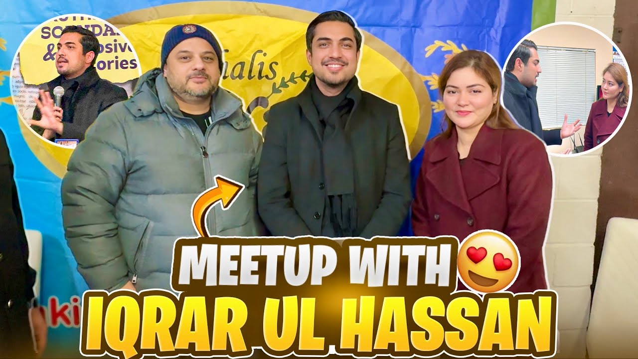 Meet And Greet With Iqrar Ul Hassan | Sar e Aam | Canada Winters 2024 ...