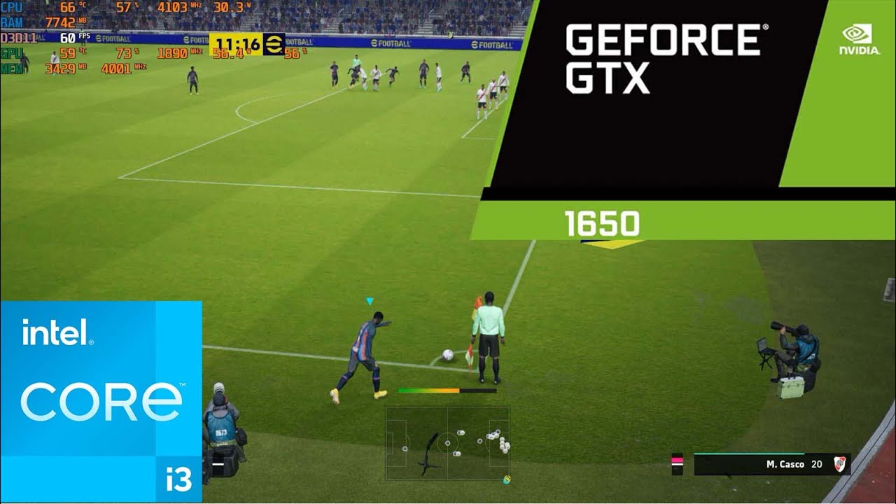 PES 2023 - GTX 1650 4GB (1080p) Gameplay - YouTube