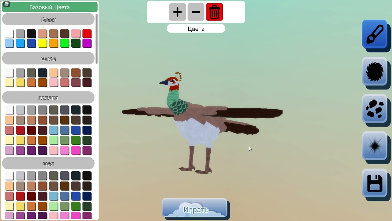 играю Roblox feather family - YouTube