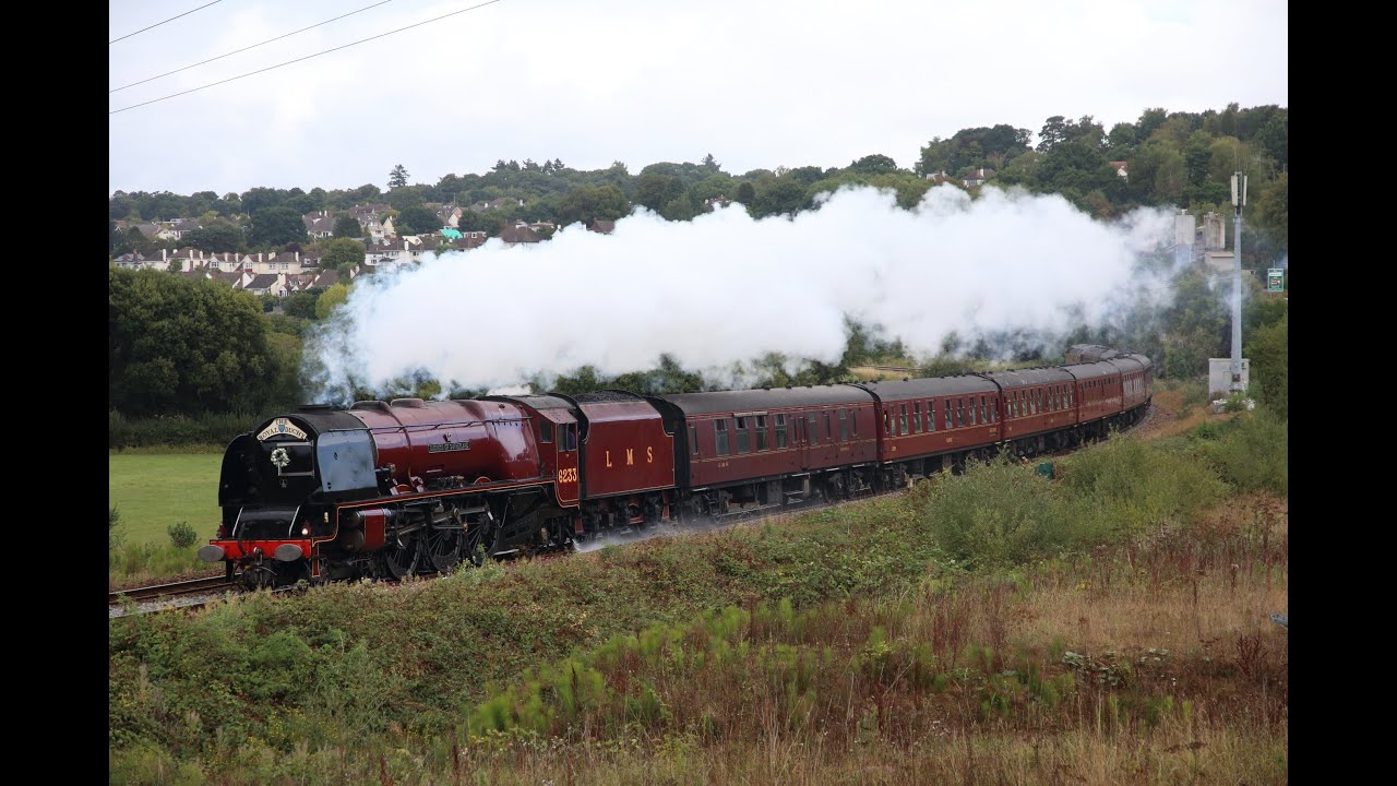 LMS 6233 "Duchess of Sutherland" (with 47813). The Royal Duchy - 21st ...