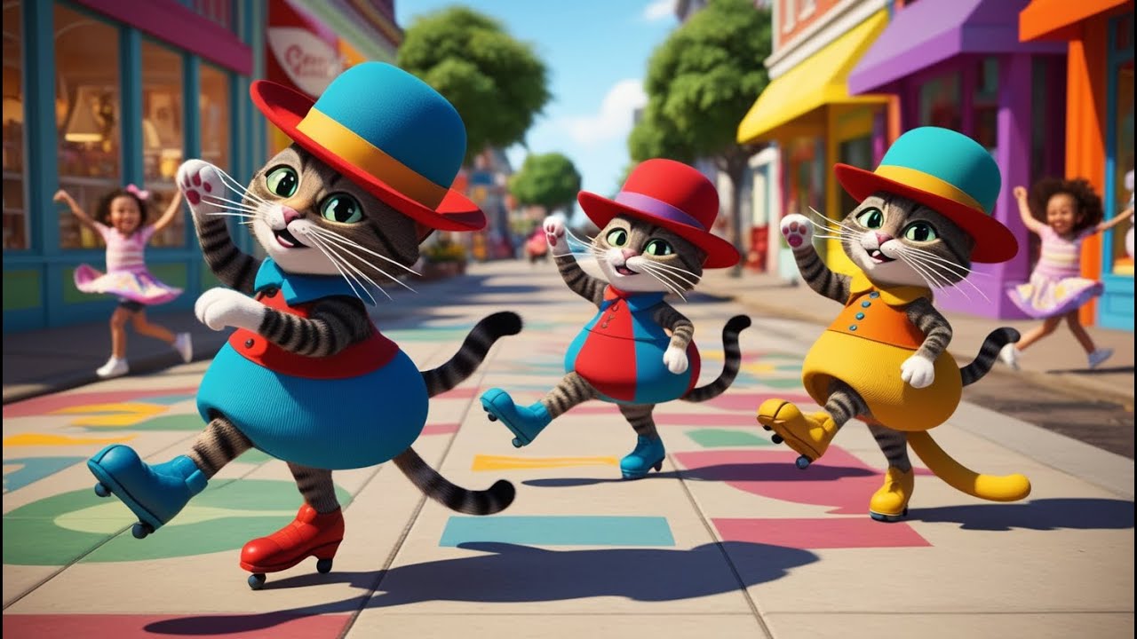 The Silly Cat Parade | kids song - YouTube
