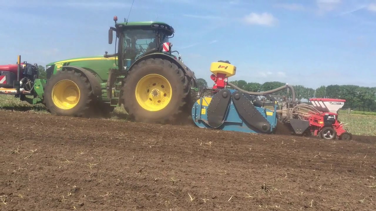 58 rotary spader Imants impression trailed or in hitch - YouTube