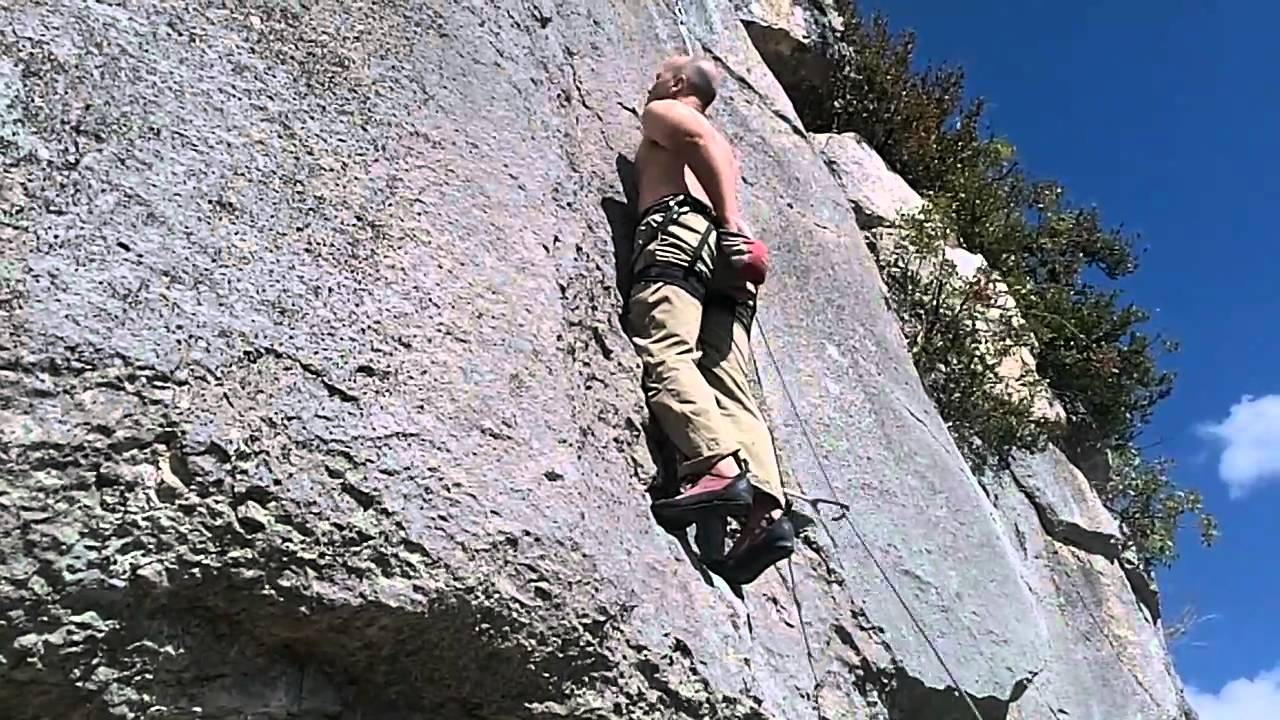 Sport Climbing, Orpierre, Chateauneuf, Ailes de desire - 6a - YouTube