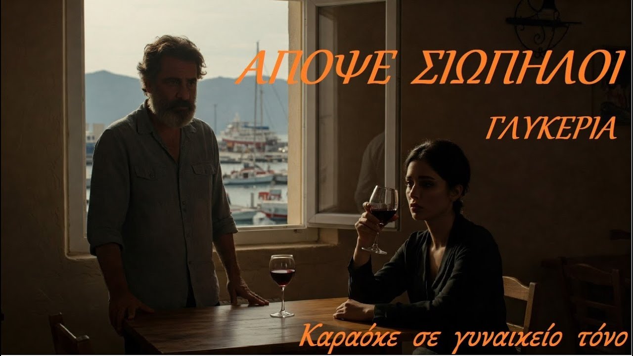 ΑΠΟΨΕ ΣΙΩΠΗΛΟΙ - ΓΛΥΚΕΡΙΑ (ΛΑ) Καραόκε σε γυναικείο τόνο - YouTube