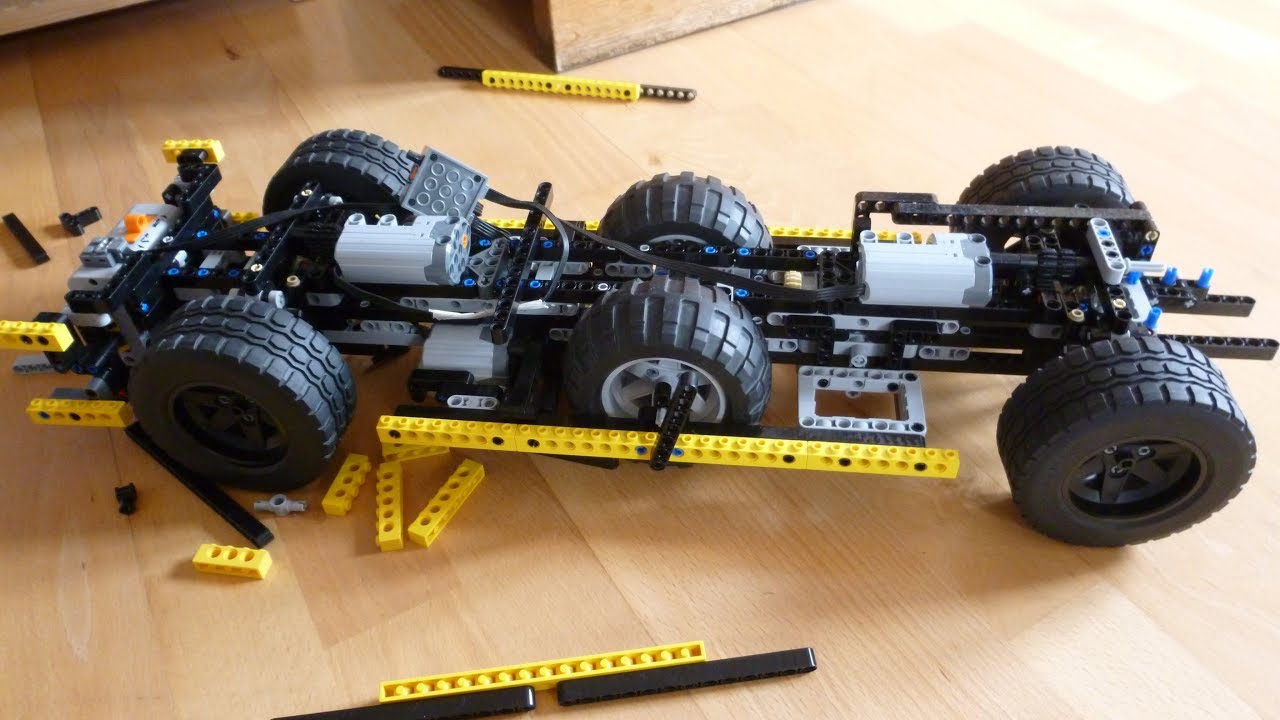 LEGO Technic Crane Truck - Part 3/3 the assembly [MOC] - YouTube