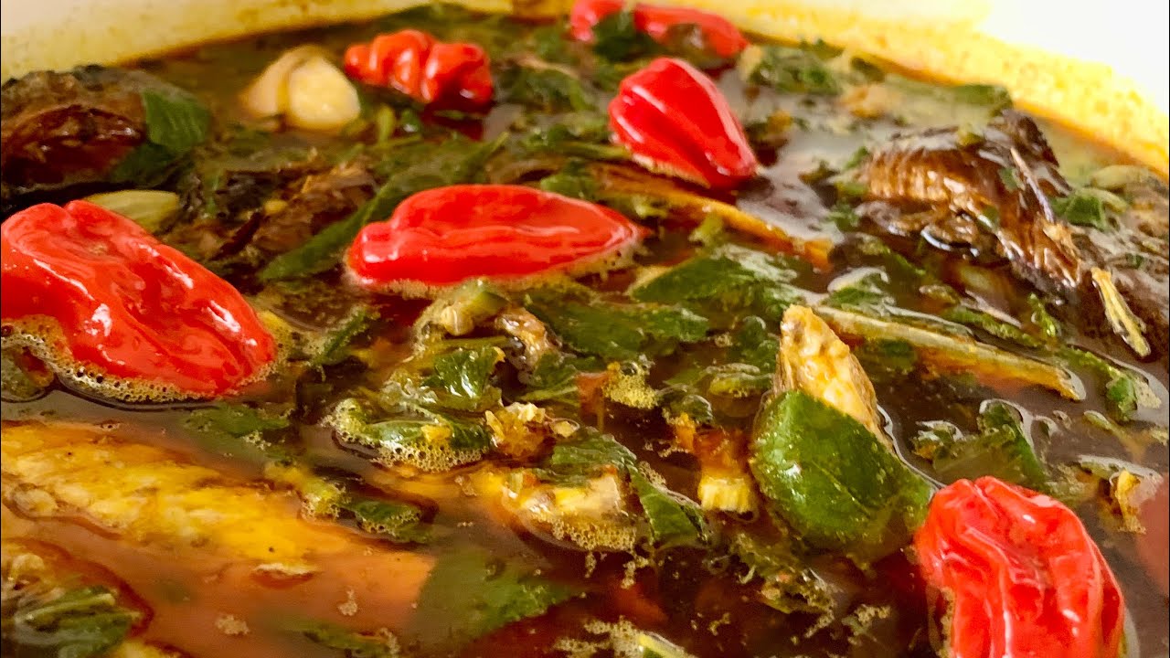 How to Prepare Ademe Detsi/Stew /#africanfood #juteleaves - YouTube