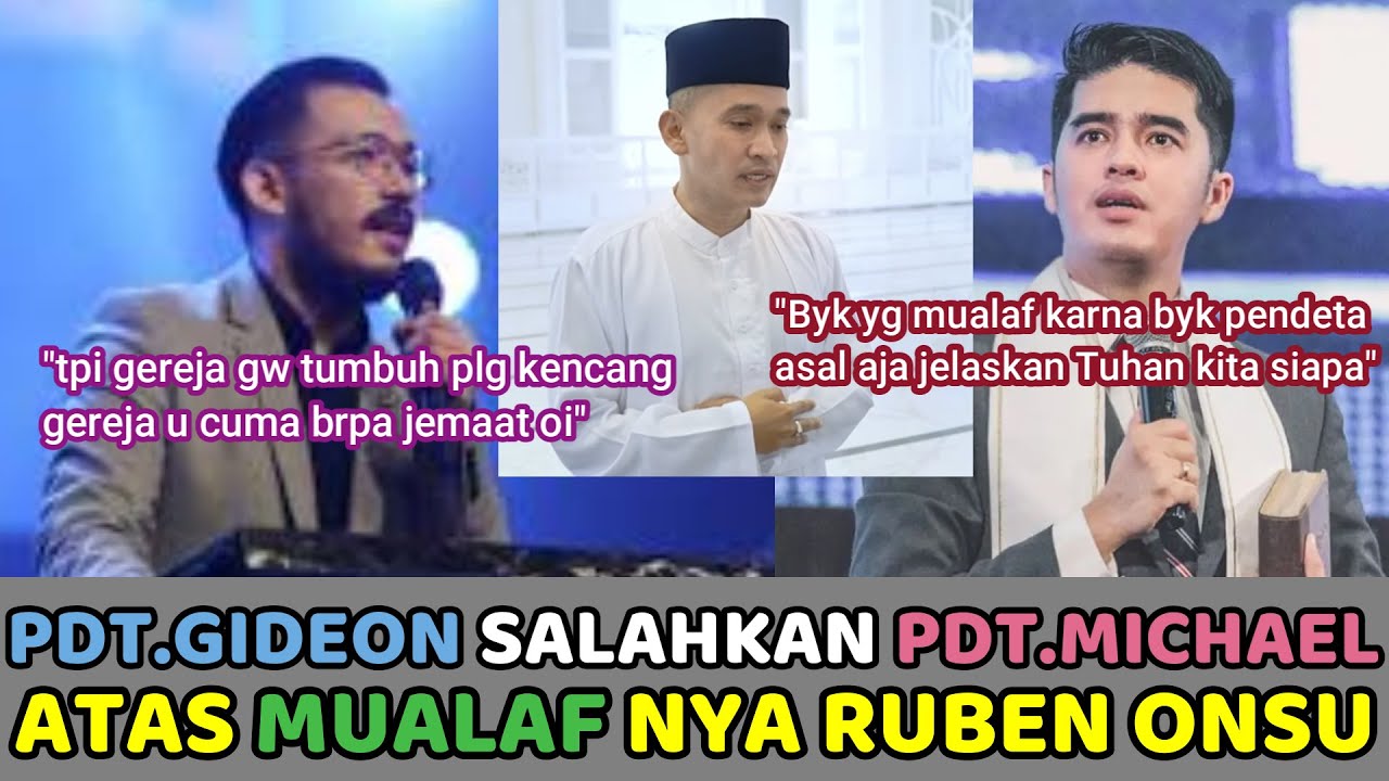 Pdt.Gideon Salahkan Pdt.Michael Gunawan Atas Mualafnya Ruben Onsu dan ...