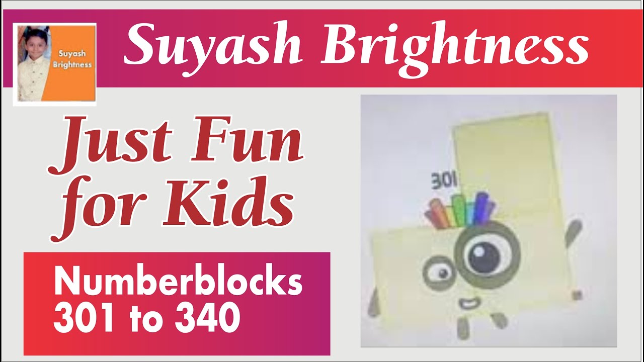 Numberblocks band 301 to 340 - YouTube