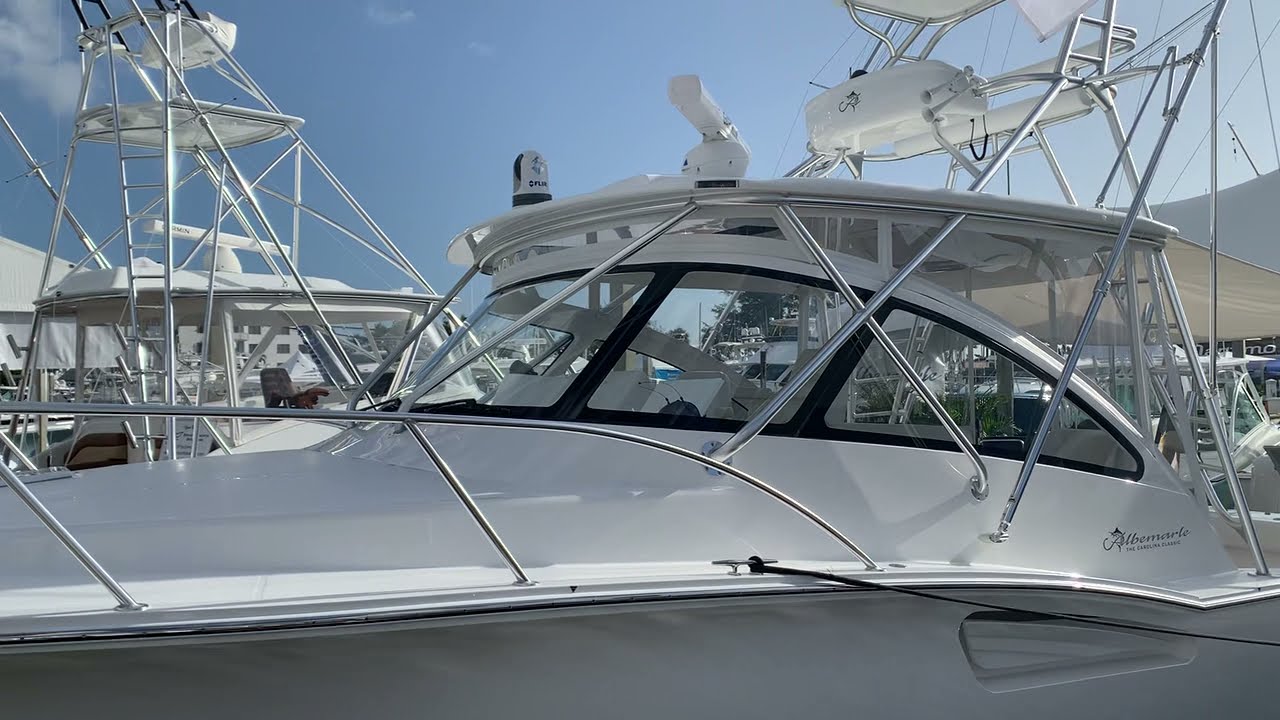 Albemarle 36 Express Fort Lauderdale Show 2021 - YouTube