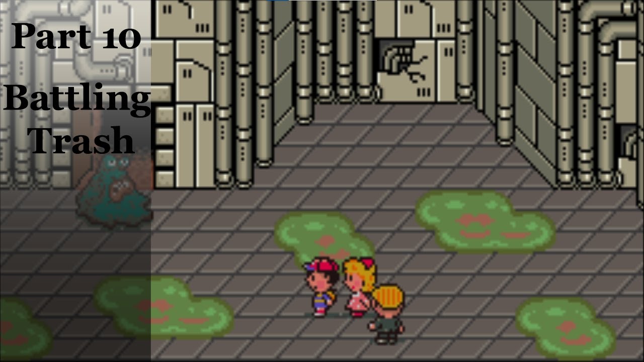 Earthbound Part 10: Battling Trash - YouTube