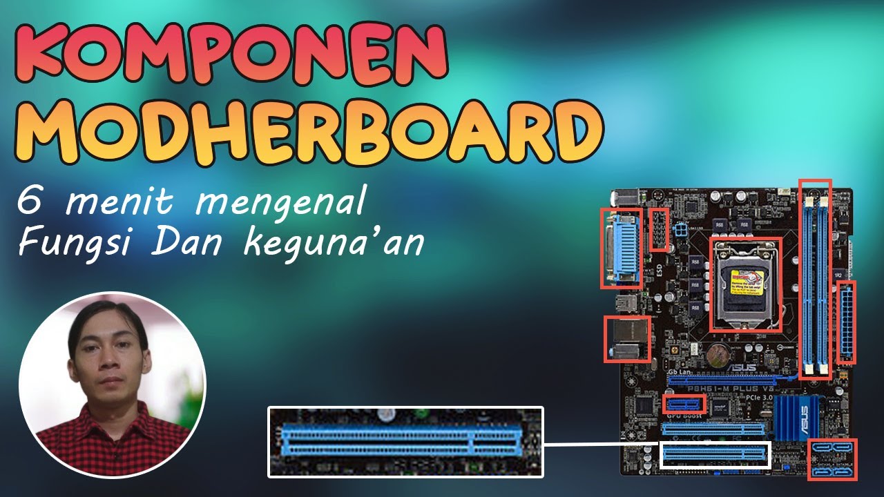 Mengenal Port Dan Komponen Motherboard PC - YouTube