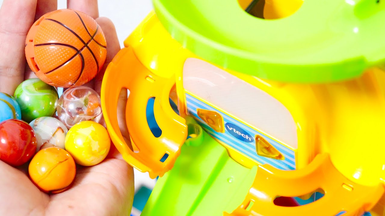 Marble Run Arcade Pinball Games RollerCoaster Race ASMR #marblerun # ...