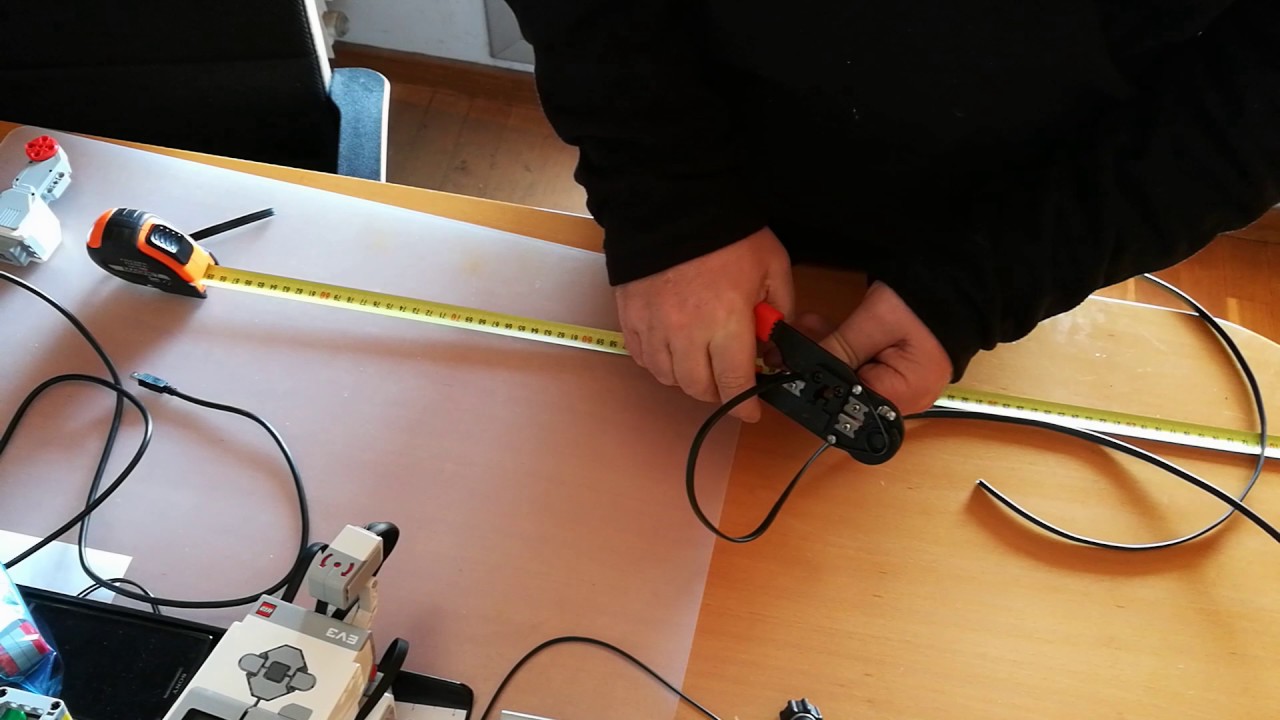 Experiencia Mindstorms EV3 Cables y latiguillos RJ12 - YouTube