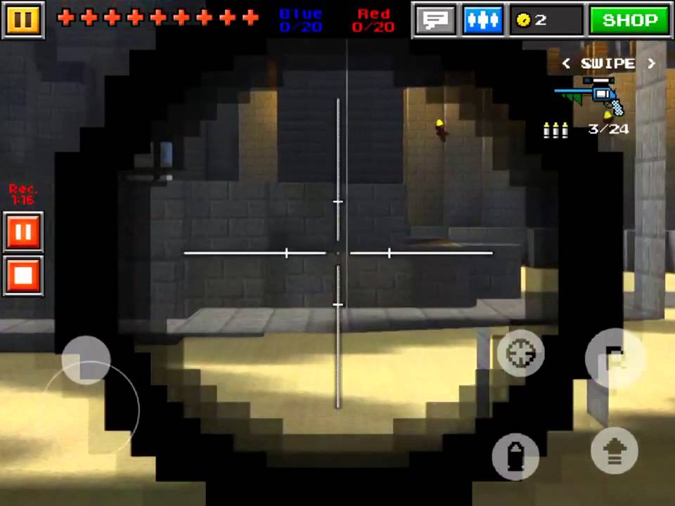 Pixel gun colosseum glitch - YouTube